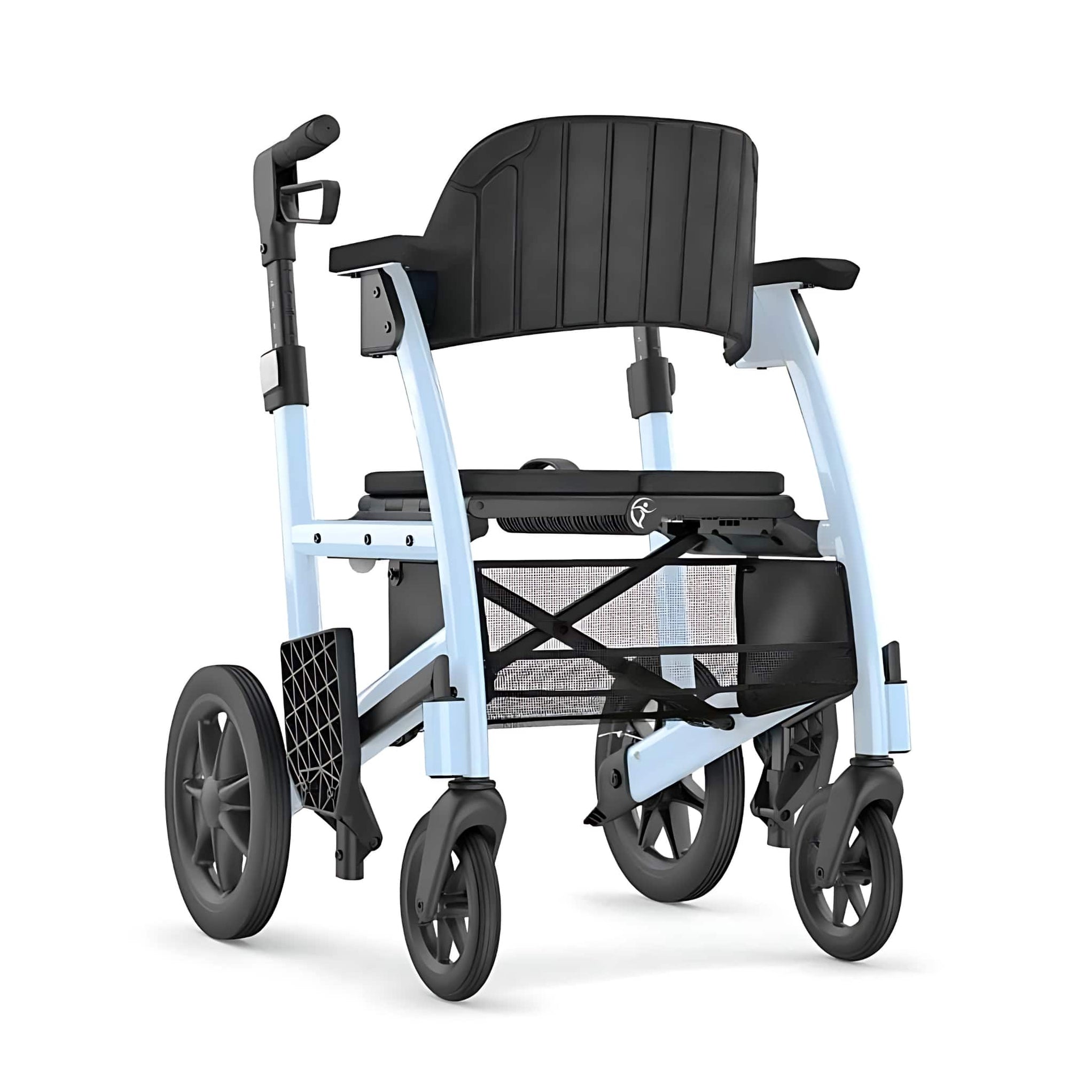 Home Triumph Prestige All-In-One Rollator Transport Chair Hybrid Walker ...